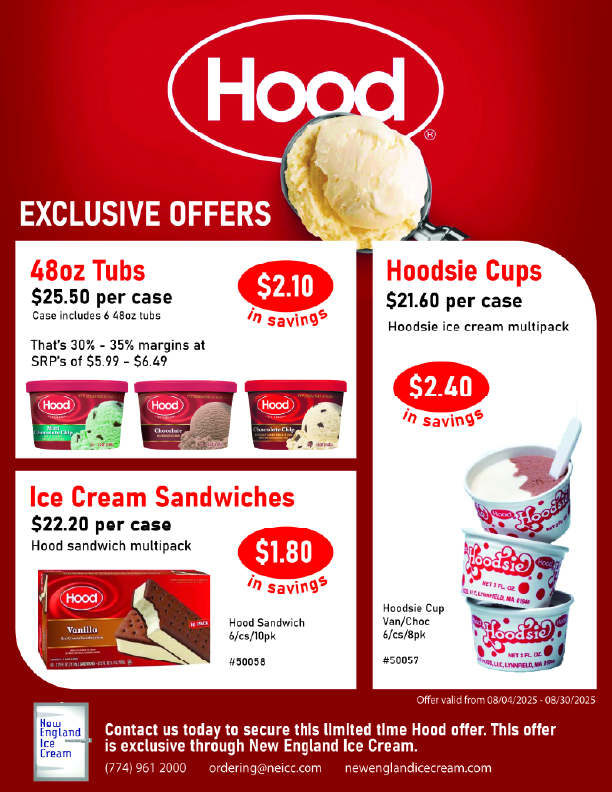 Hot Deals & Promos - New England Ice Cream