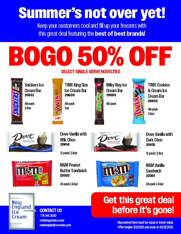 Hot Deals & Promos - New England Ice Cream